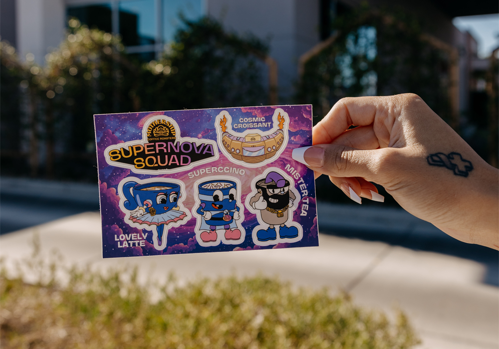 Mothership Characters Sticker Sheet – Mothership Coffee Roasters